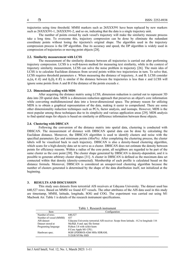 Automatic identification system-based trajectory clustering framework to identify vessel ...