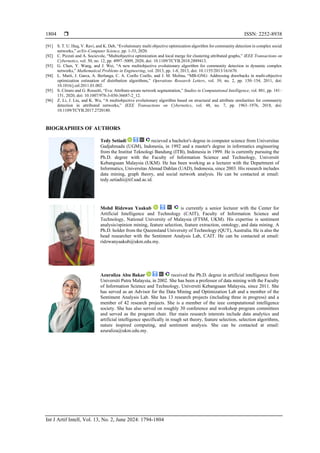 Strategies for improving the quality of community detection based on modularity optimization | PDF