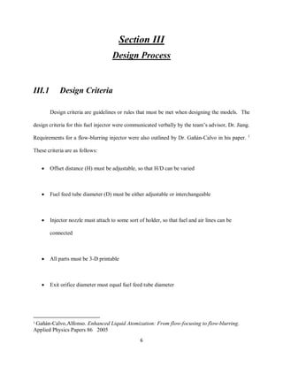 Fuel Injector Project | PDF