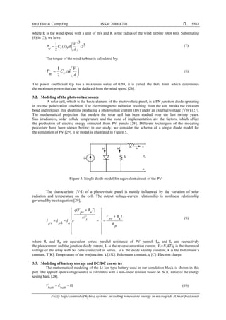 Fuzzy logic control of hybrid systems including renewable energy in microgrids | PDF | Internet ...