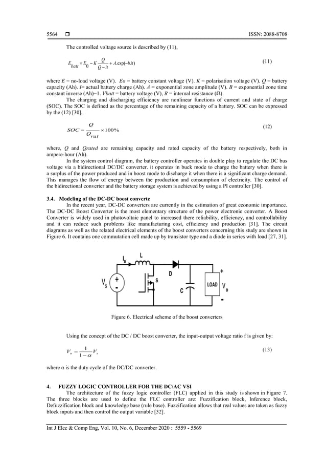 Fuzzy logic control of hybrid systems including renewable energy in microgrids | PDF