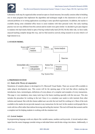 Simulation of Compiler Phases | PDF