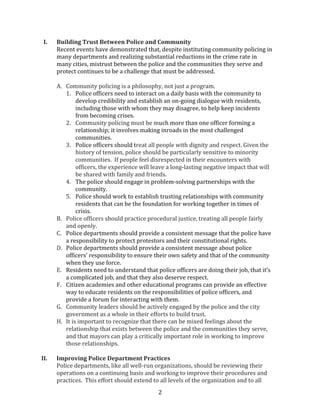 Strengthening Police-Community Relations in America's Cities | PDF