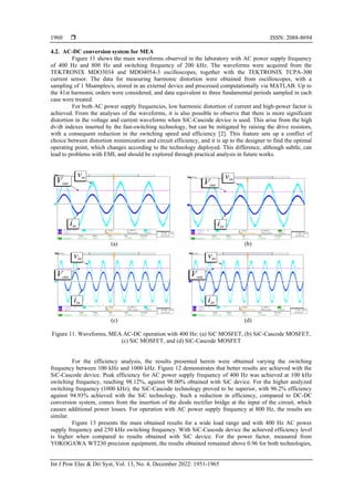 Analysis of SiC and SiC-Cascode MOSFET in the design of power ...