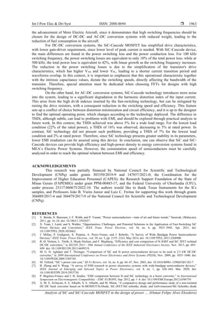 Analysis of SiC and SiC-Cascode MOSFET in the design of power ...