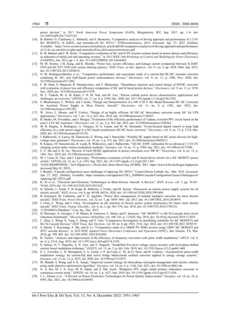 Analysis of SiC and SiC-Cascode MOSFET in the design of power ...