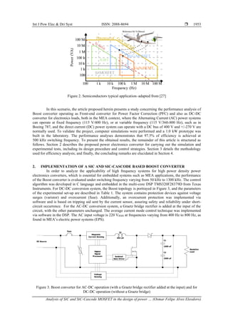 Analysis of SiC and SiC-Cascode MOSFET in the design of power electronics converters for more ...