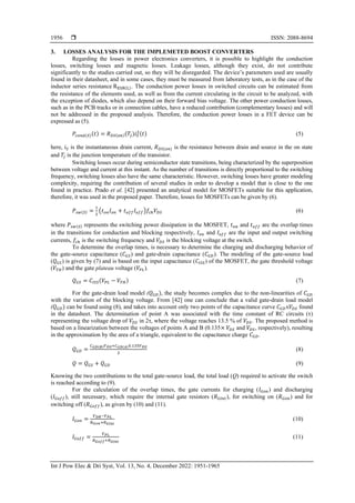 Analysis of SiC and SiC-Cascode MOSFET in the design of power ...