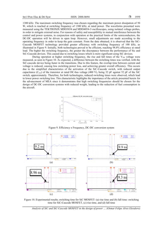 Analysis of SiC and SiC-Cascode MOSFET in the design of power ...