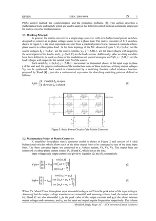 Modified Single Stage AC-AC Converter | PDF