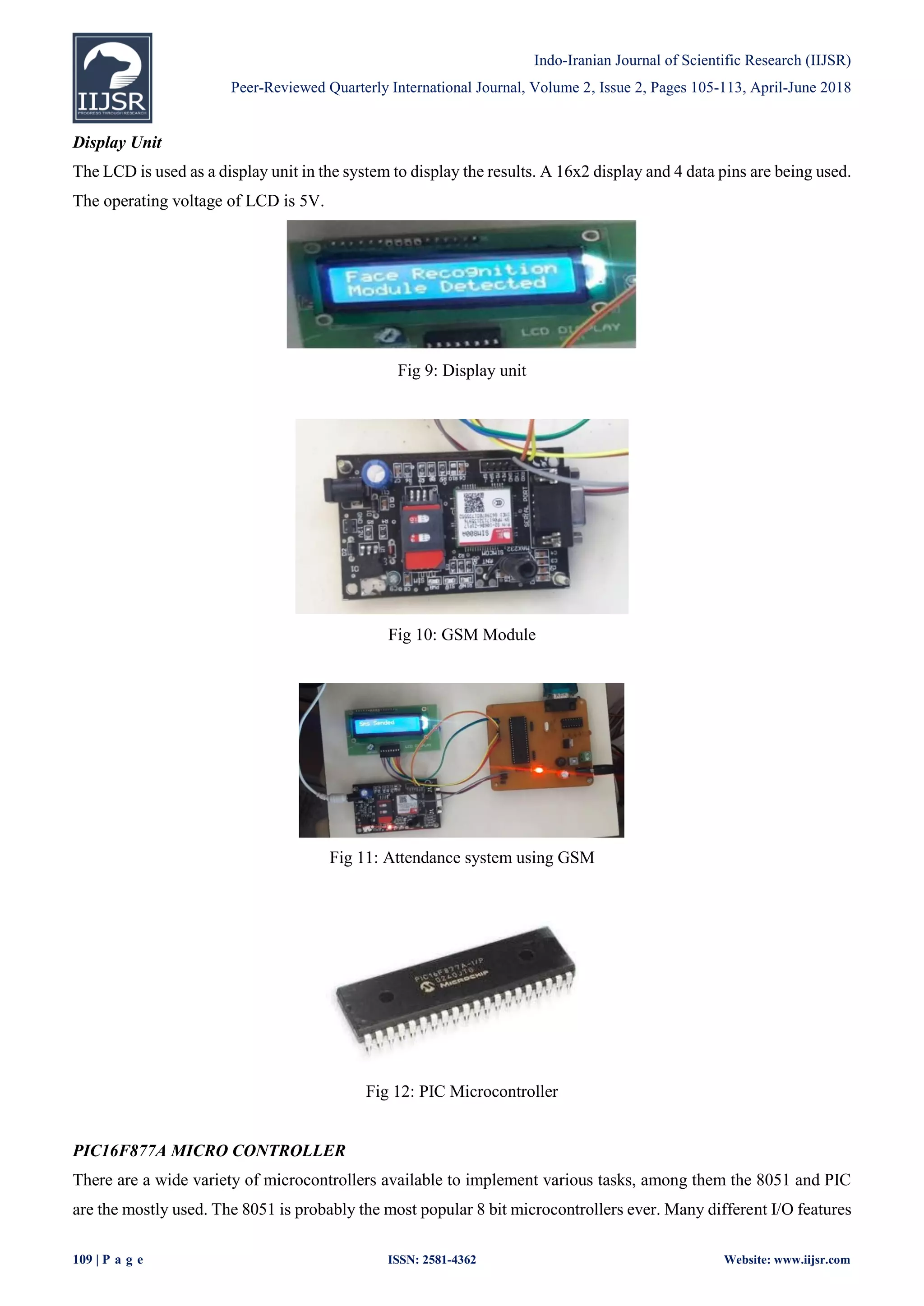 Attendance Monitoring Using Face Recognition with Message Alert | PDF