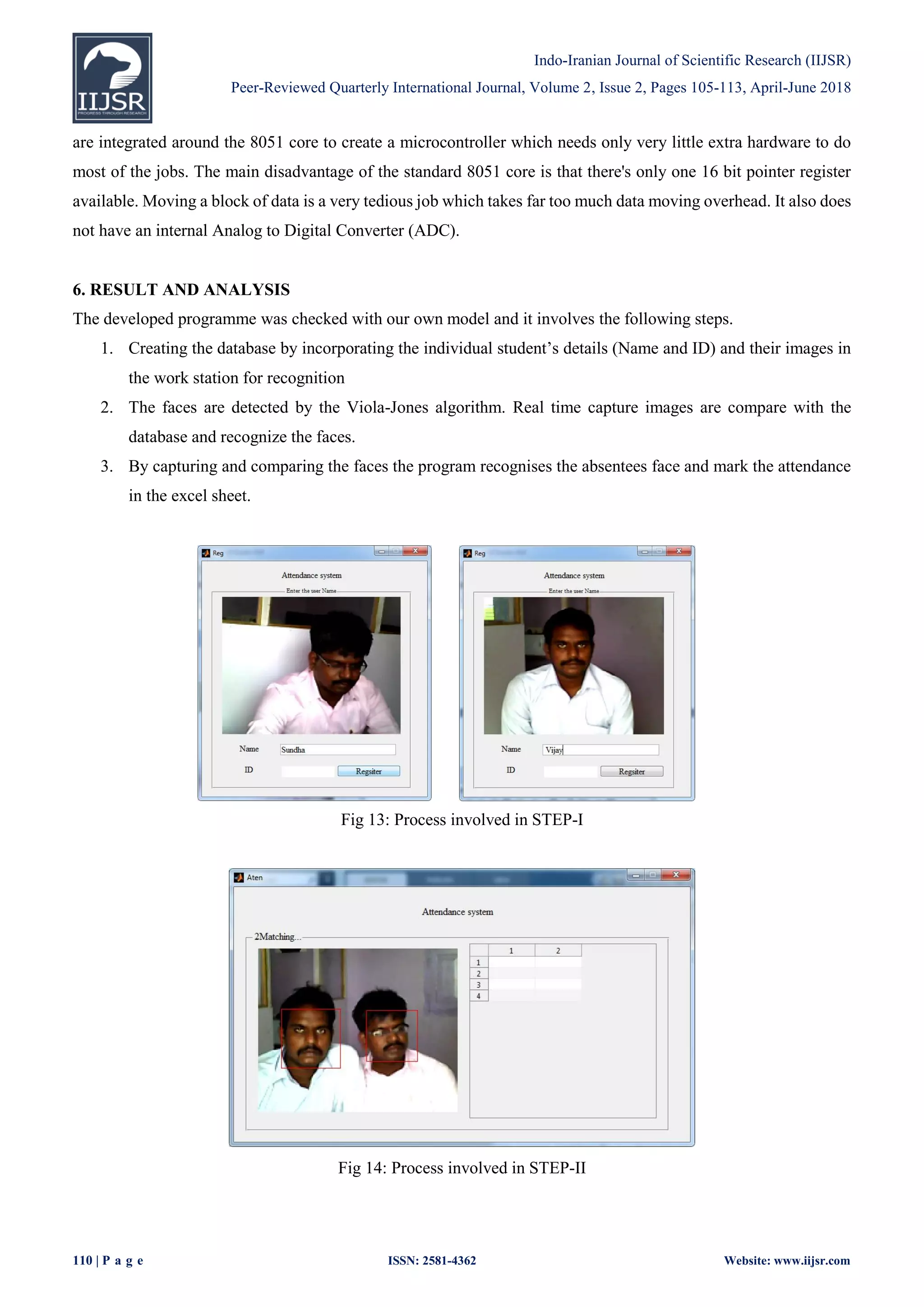 Attendance Monitoring Using Face Recognition with Message Alert | PDF