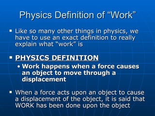 01-23-08 - Introduction To Work | PPT