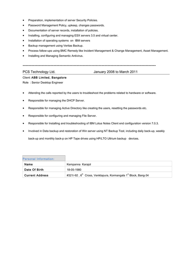 Kempu | DOC | Operating Systems | Computer Software and Applications