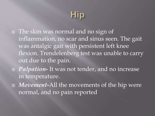 Osteomyelitis Case Presentation | PPTX
