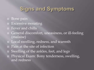 Osteomyelitis Case Presentation | PPTX