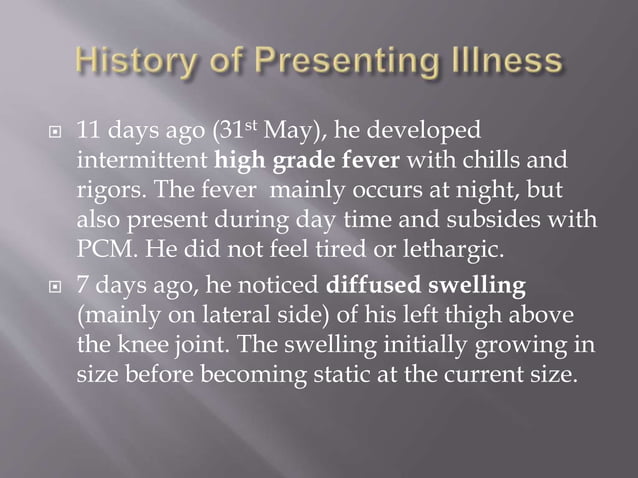 Osteomyelitis Case Presentation | PPTX | Bone and Joint Conditions ...