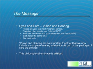 PHSI Hearing Programs in Ophthalmology | PPT