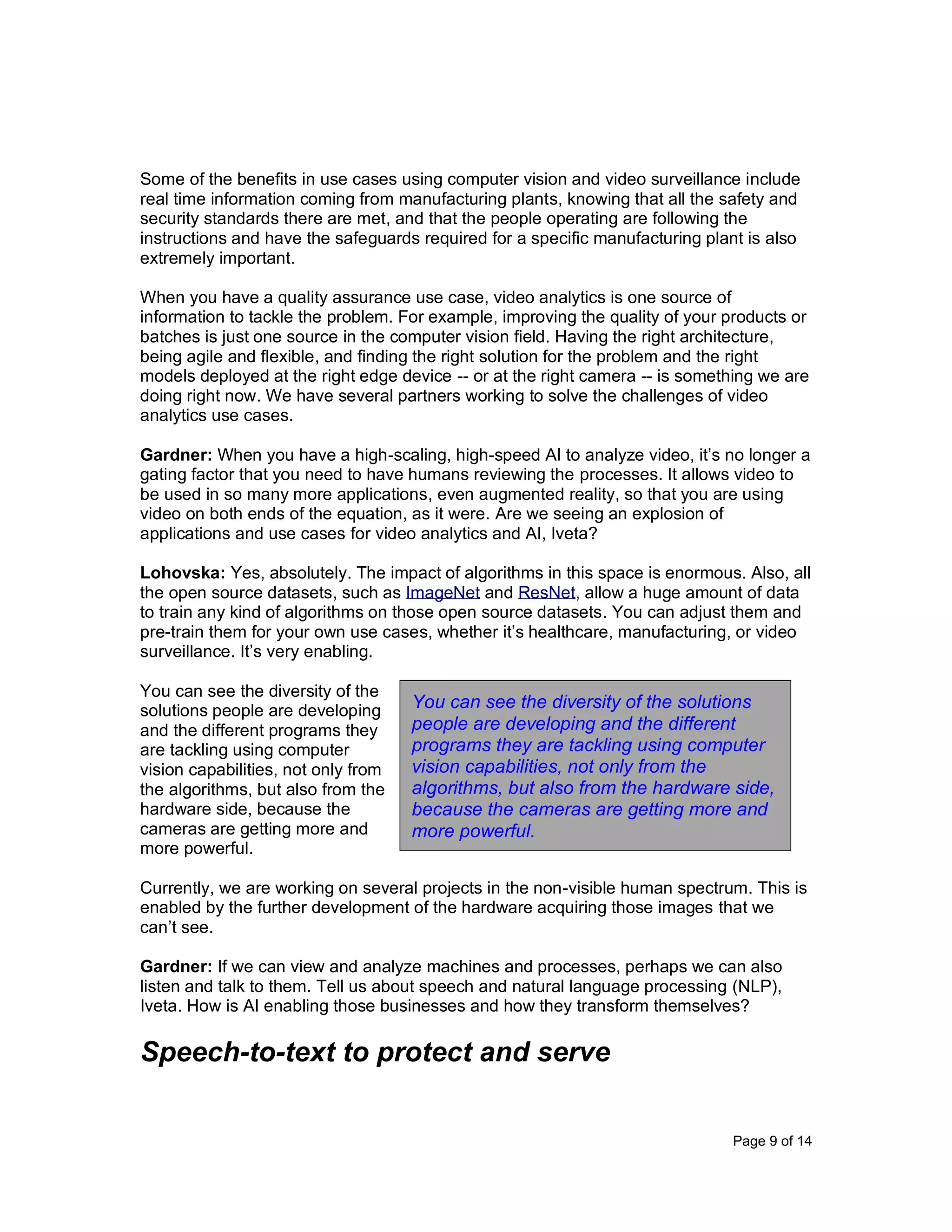 Mission Critical Use Cases Show How Analytics Architectures Usher in an ...