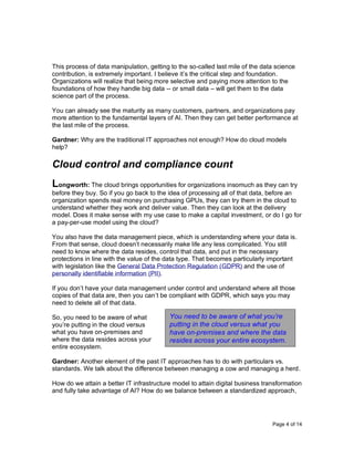 Mission Critical Use Cases Show How Analytics Architectures Usher in an ...