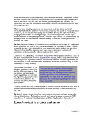 Mission Critical Use Cases Show How Analytics Architectures Usher in an Artificial Intelligence ...