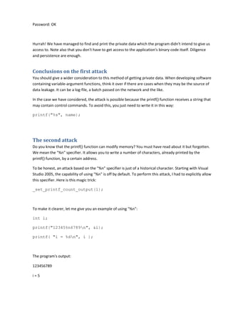 Wade not in unknown waters. Part two. | PDF