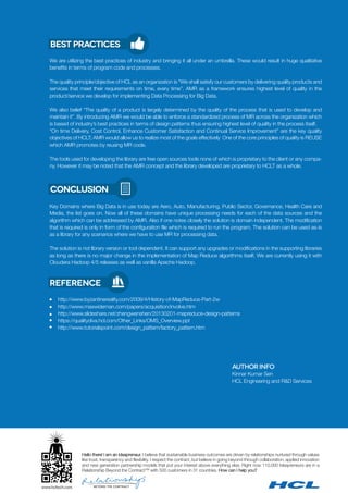 USING FACTORY DESIGN PATTERNS IN MAP REDUCE DESIGN FOR BIG DATA ANALYTICS | PDF