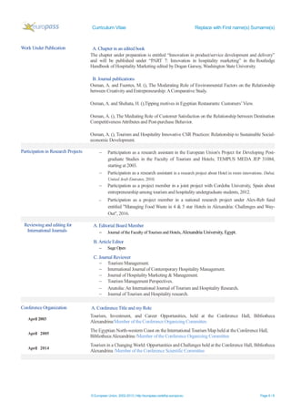 CV Dr Osman Ahmed ElSaid | PDF