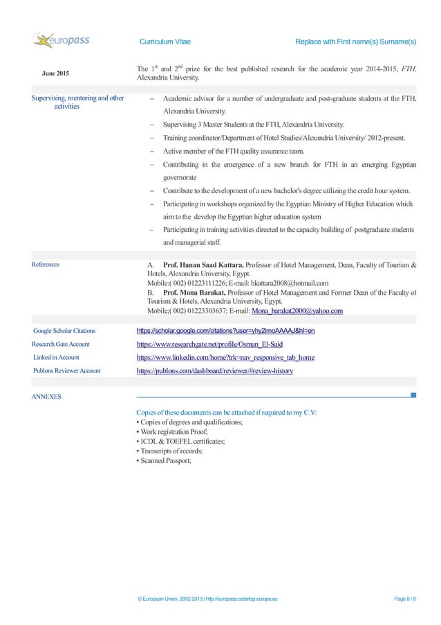 CV Dr Osman Ahmed ElSaid | PDF