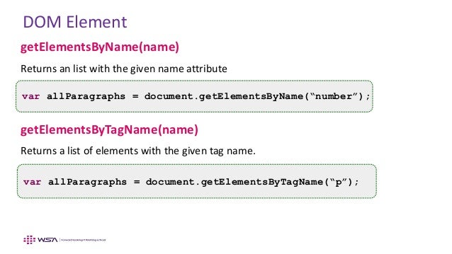 JavaScript - Chapter 12 - Document Object Model