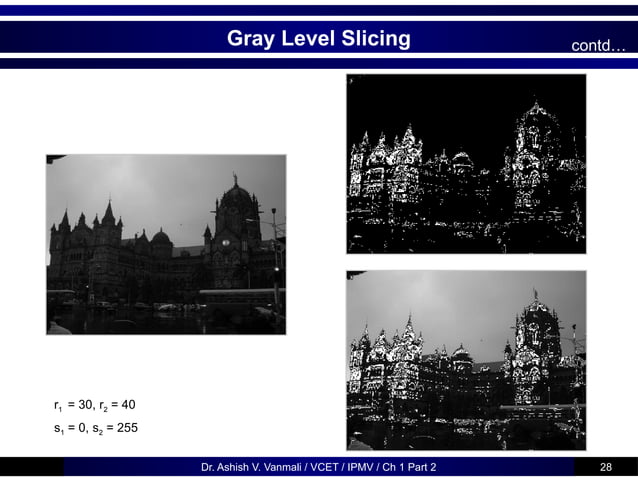 Fundamentals of Image Enhancement in Spatial Domain | PPTX