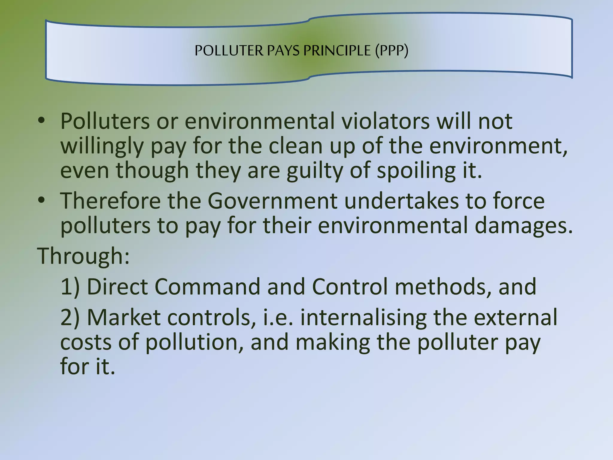 0 12 polluter pays principle | PPSX