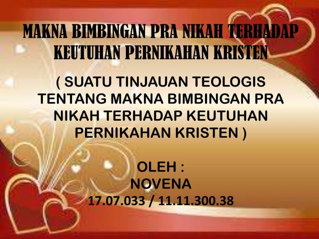 013 novena presentasi | PPT
