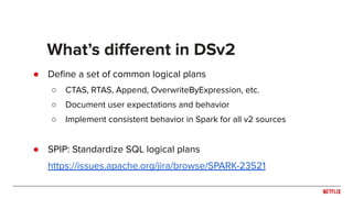 Improving Apache Spark's Reliability with DataSourceV2 | PDF