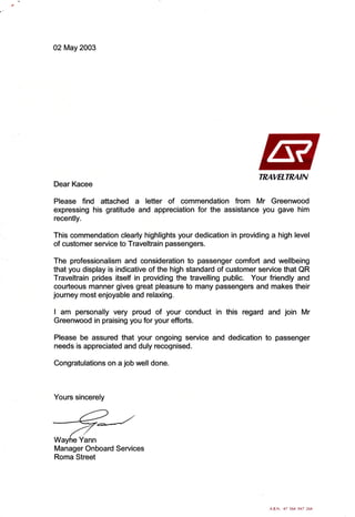 QR Mr greenwood letter 2003 | PDF