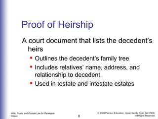 Estates/Probate 7 | PPT
