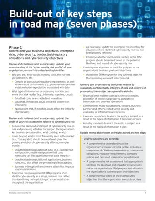 Communicating with stakeholders on cybersecurity risk-a road map for ...
