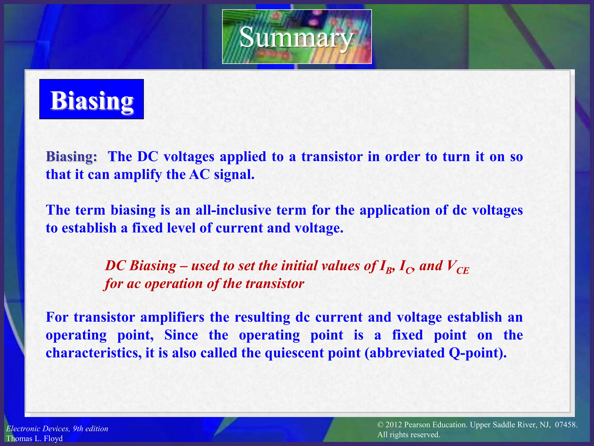 Electronic Devices Ninth Edition Floyd thired e | PPT