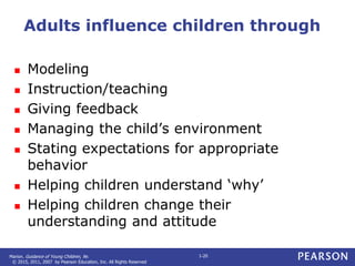 Chapter 1 A Teacher's Role in Guiding Children | PPT