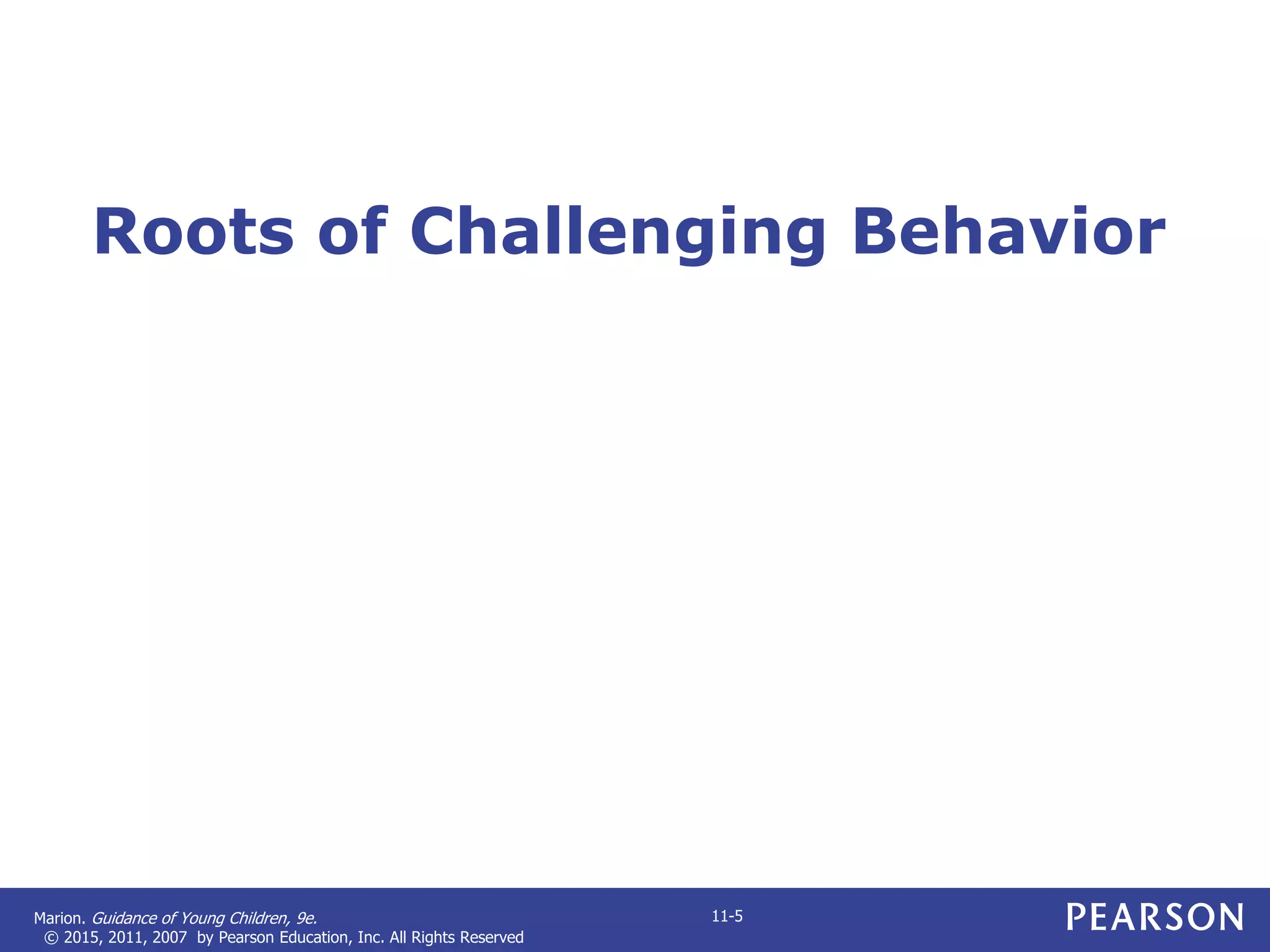 Chapter 11 Minimizing Challenging Behavior | PPT