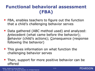 Chapter 11 Minimizing Challenging Behavior | PPT