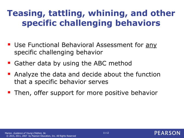 Chapter 11 Minimizing Challenging Behavior | PPT | Parenting Babies and ...