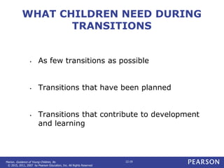 Chapter 12 Guiding Children During Routines & Transitions | PPT