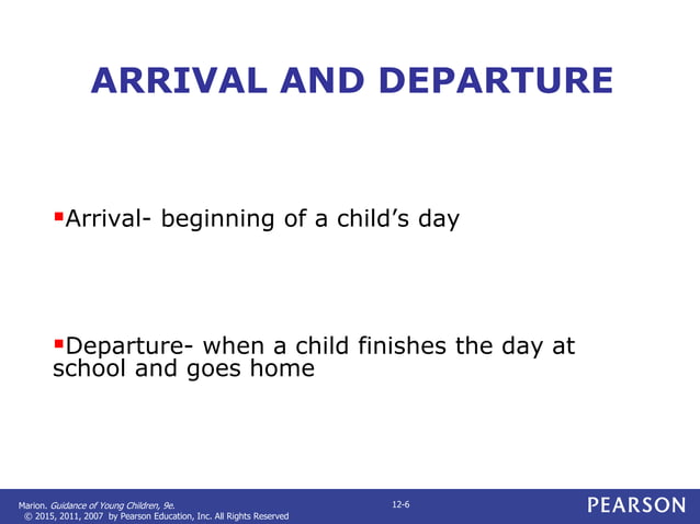 Chapter 12 Guiding Children During Routines & Transitions | PPT ...