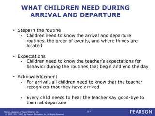 Chapter 12 Guiding Children During Routines & Transitions | PPT