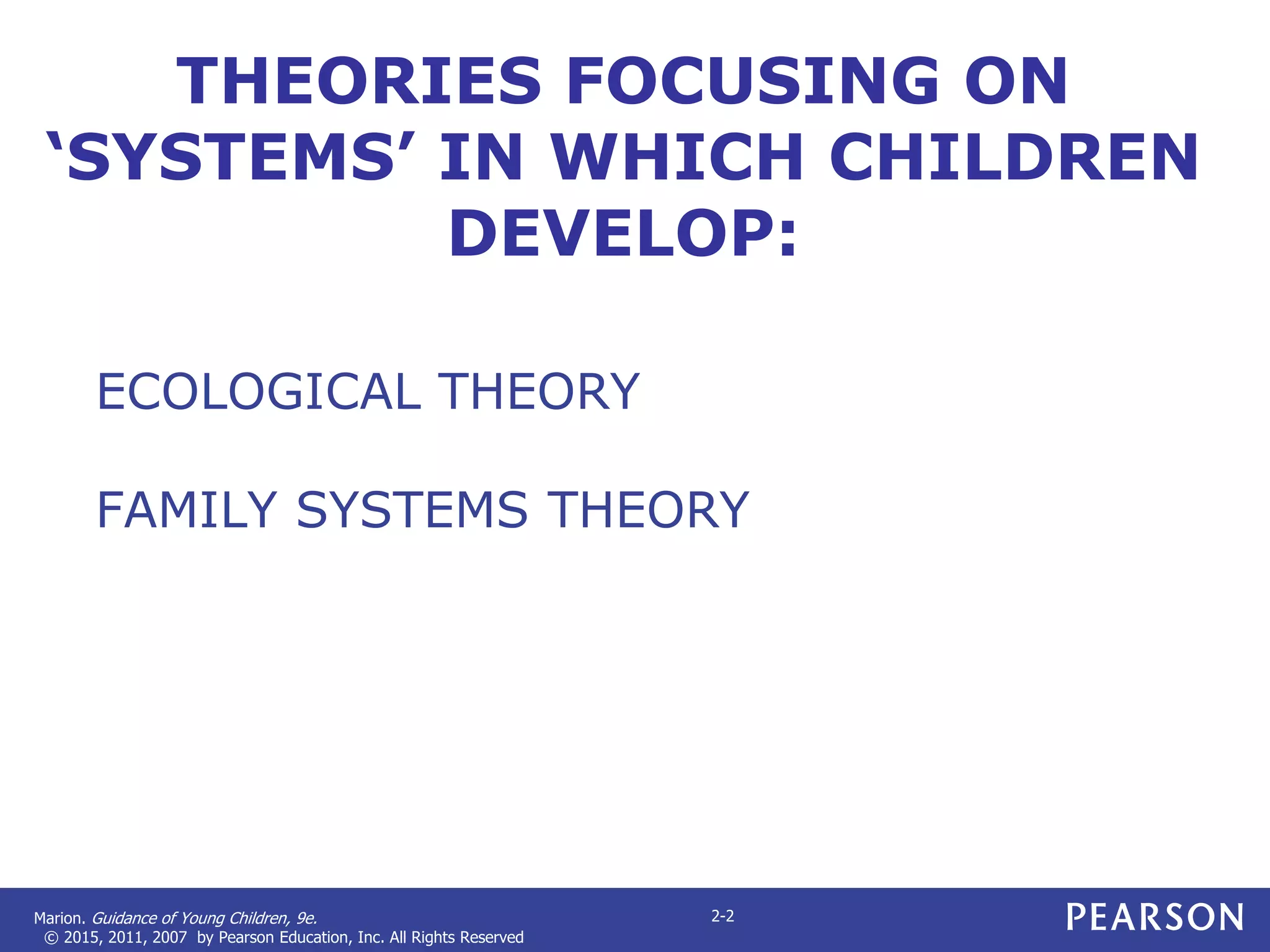 Chapter 2 Theoretical Foundations of Child Guidance | PPT