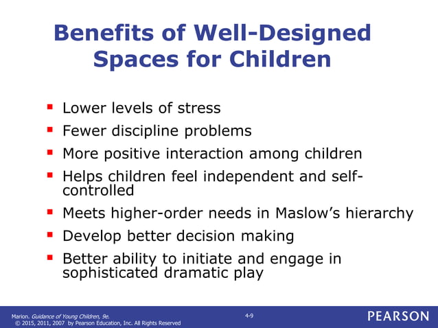 Chapter 4 Supportive Physical Environments: Indirect Guidance | PPT