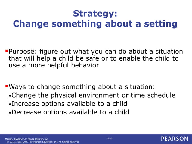 Chapter 5 Positive Guidance & Discipline Strategies: Direct Guidance | PPT