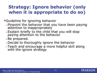 Chapter 5 Positive Guidance & Discipline Strategies: Direct Guidance | PPT