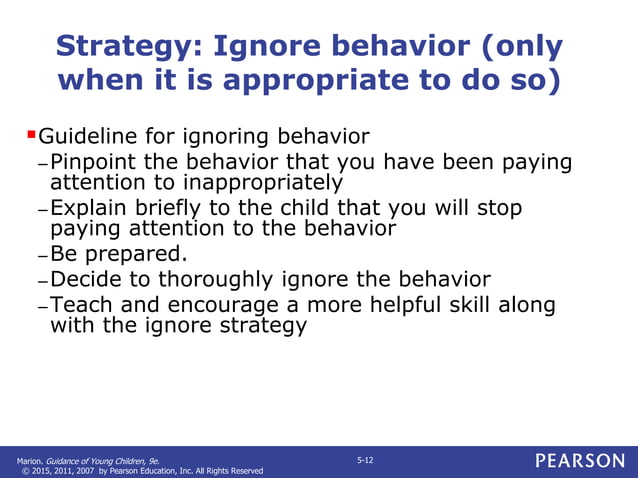 Chapter 5 Positive Guidance & Discipline Strategies: Direct Guidance | PPT